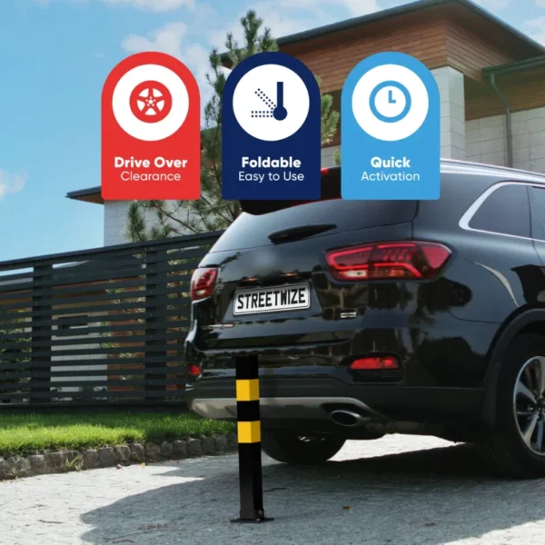 Streetwize Heavy Duty Folding Parking Post – Square – Northern Caravans